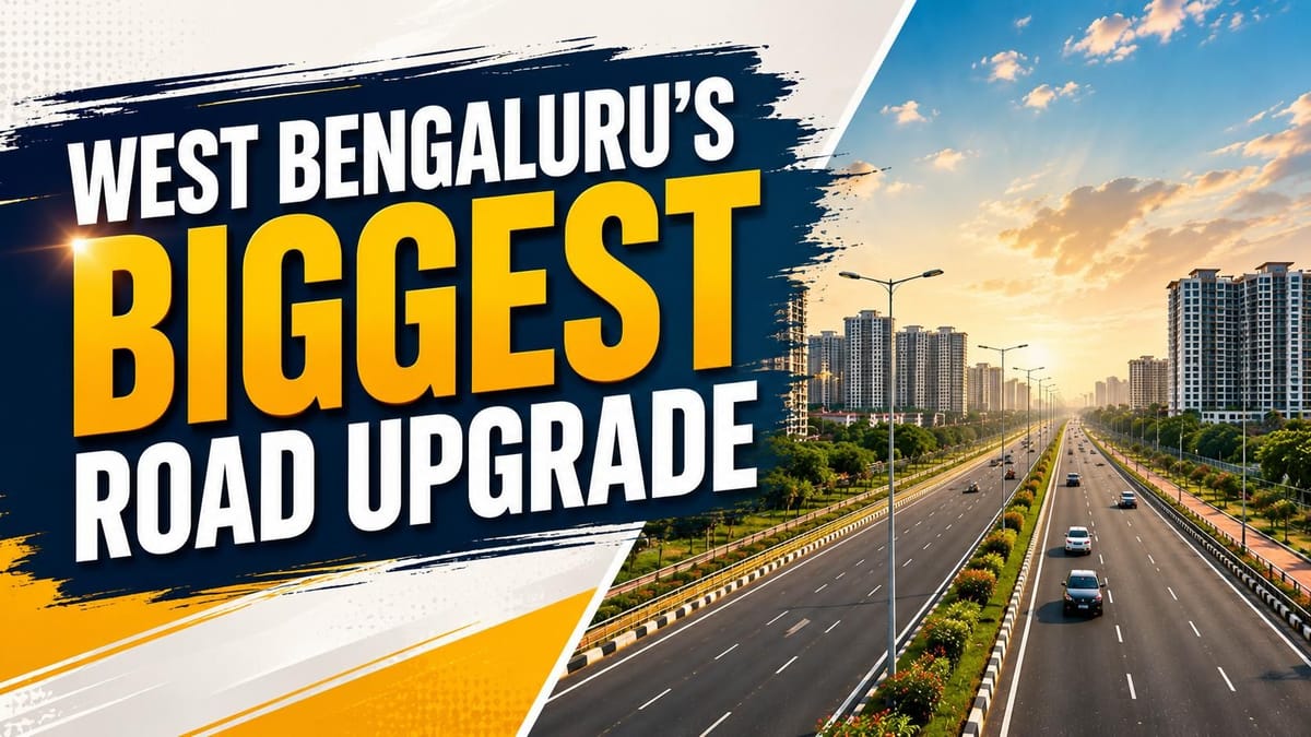 Bengaluru's 10.7-km Major Arterial Road Set to Open, Promising Faster ...
