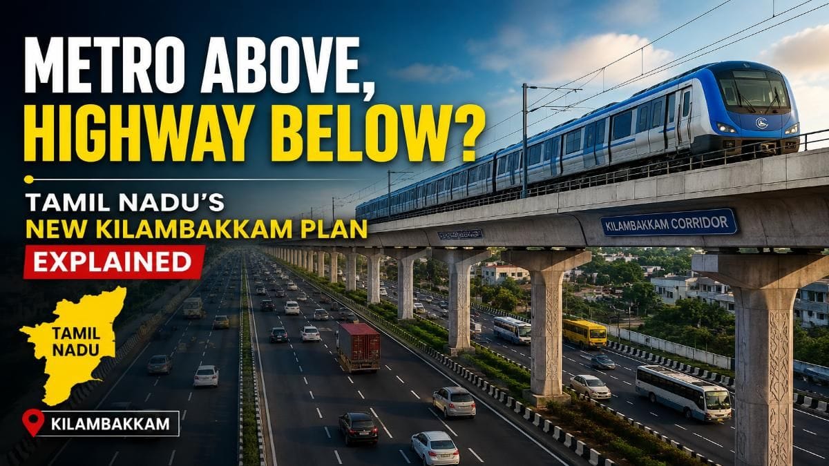 तामिळनाडूमध्ये किळंबक्कम उन्नत मार्गावरून दुमजली मेट्रो टाकण्याची योजना