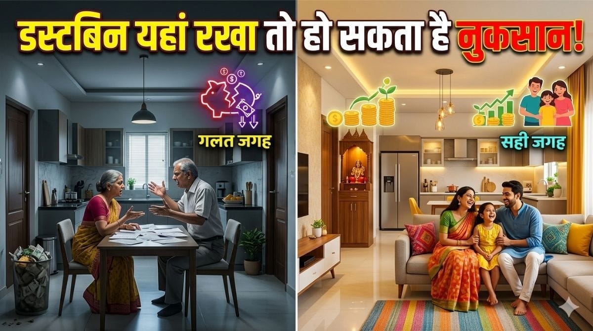 क्या आपका 'कचरे का डब्बा' सही जगह पर रखा है? वास्तु के अनुसार जानें ...