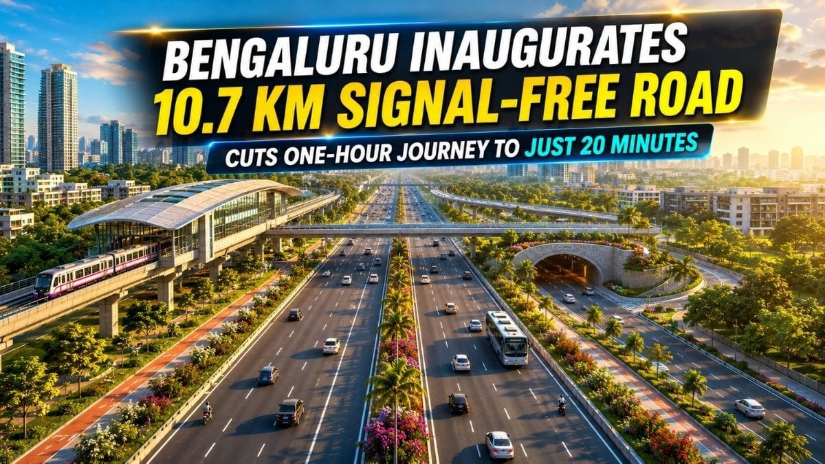 Bengaluru Traffic Relief: Opens SM Krishna Corridor - 123 Km Business ...