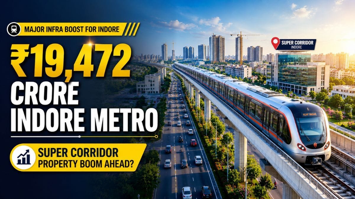 Super Corridor, Vijay Nagar To Benefit? Indore Metro's Rs 19,472 Crore ...