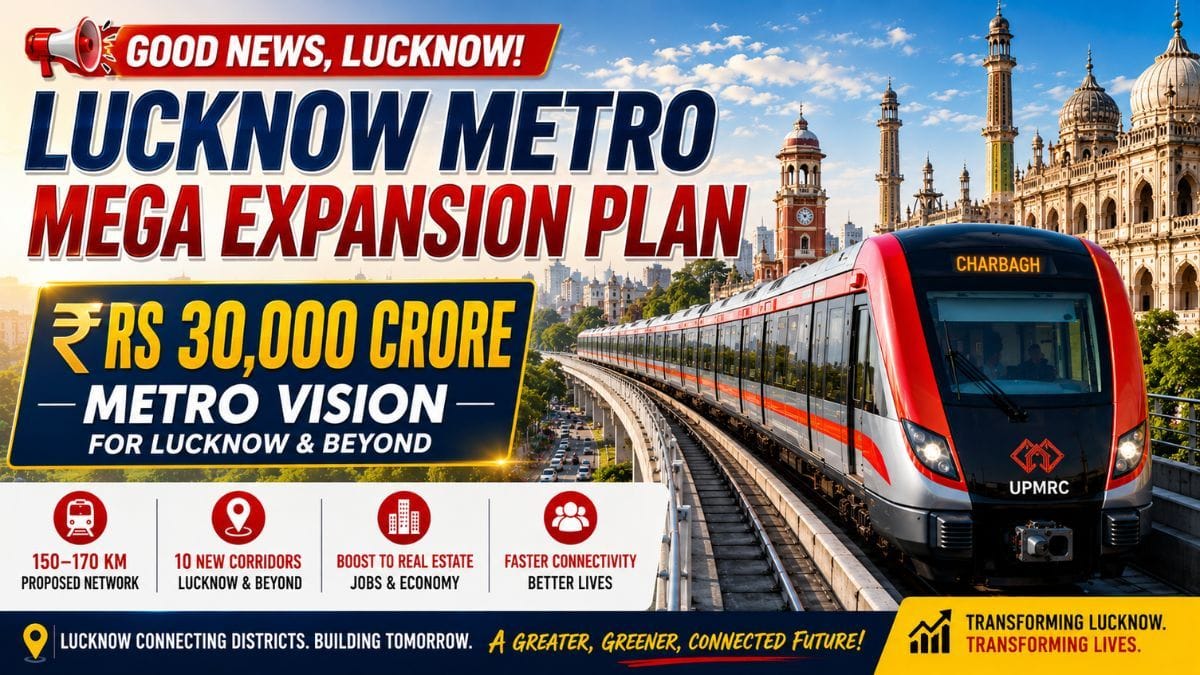 From Charbagh To Barabanki: Lucknow Metro Unveils Mega Expansion ...