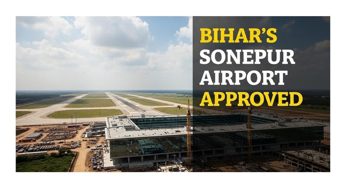 Bihar Approves Sonepur Airport with Massive Runway and 34 Other ...