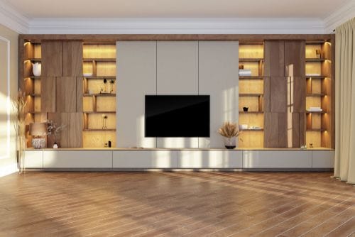 34 Stylish TV Unit Design Ideas For Living Room