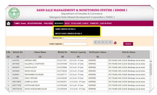 TSMDC Sand Booking (SSMMS Telangana Login): Book Sand in Telangana Online