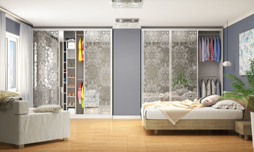 15 Almirah Designs in Room Wall