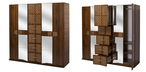 15 Double Colour Wardrobe Design Options for Your Room