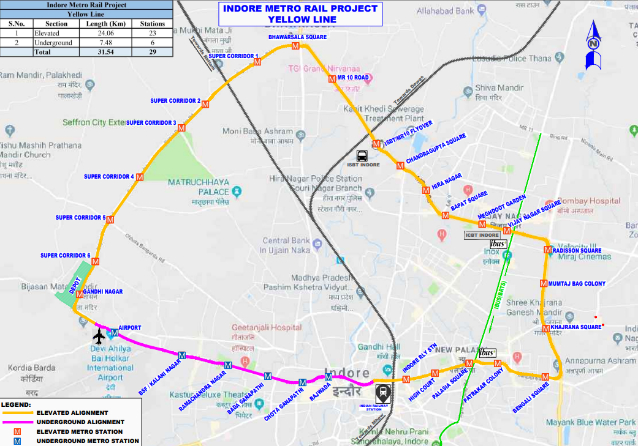 Metro Maps of Top Cities in India