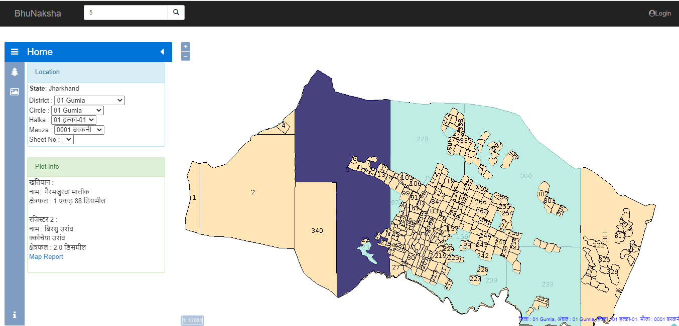 Bhu Naksha Jharkhand 2023: View Jharkhand Land Map Online at ...