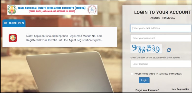 TNRERA: Registration of Projects, Agents and Complaint Status
