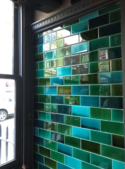 10 Half Wall Tile Designs for the Living Room - that Stand Out