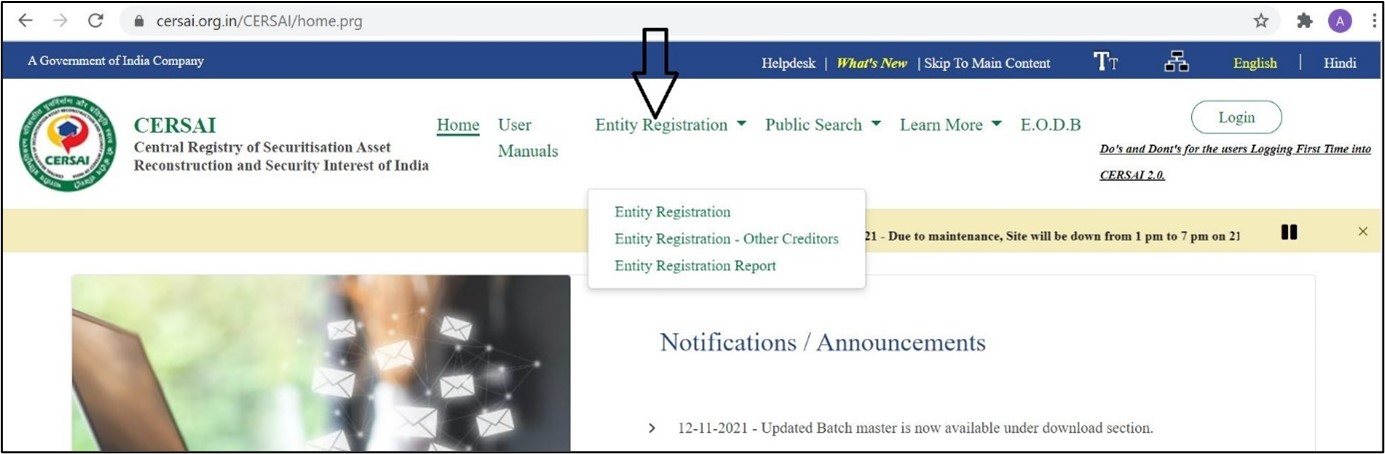 CERSAI Portal 2023: CERSAI Login, Charges, Registration, CERSAI Search ...