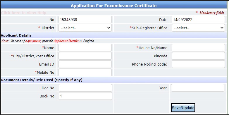 Easy Online Process to Obtain Encumbrance Certificate in Kerala