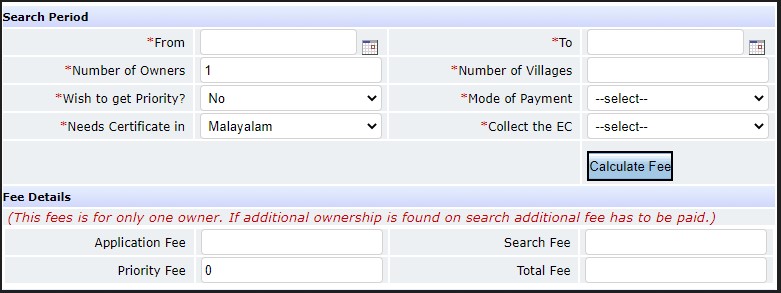 Easy Online Process to Obtain Encumbrance Certificate in Kerala