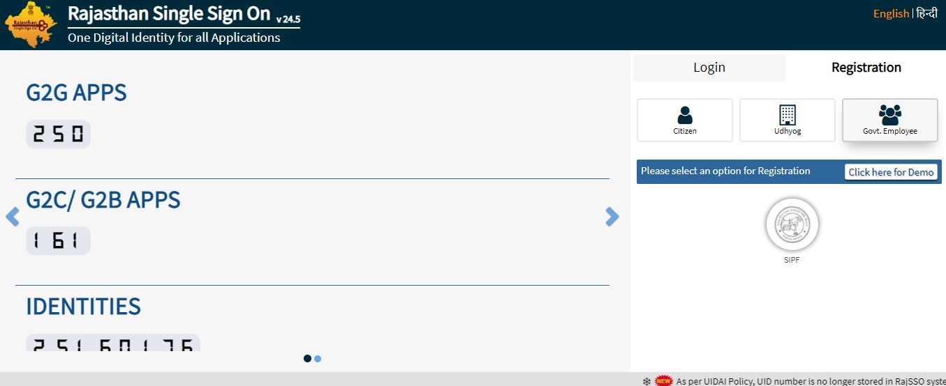 SSO ID Login Rajasthan 2023 (Single Sign-On)