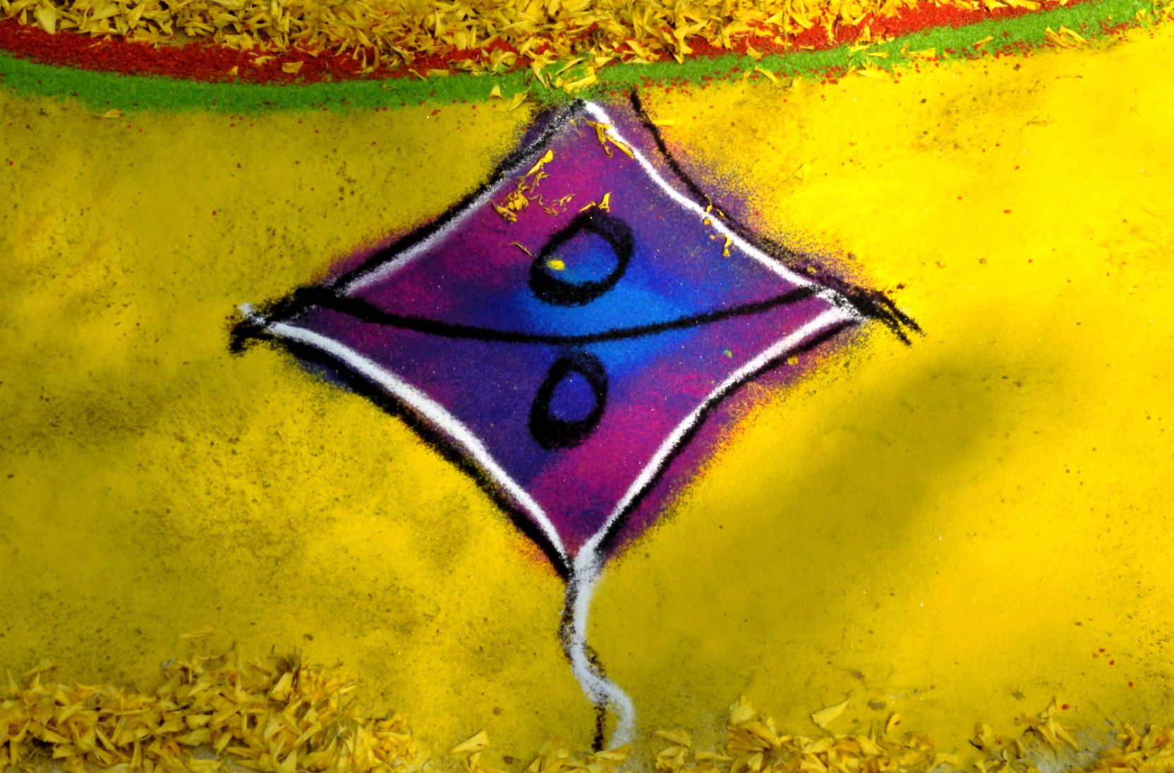 Makar Sankranti Rangoli for Home with Images