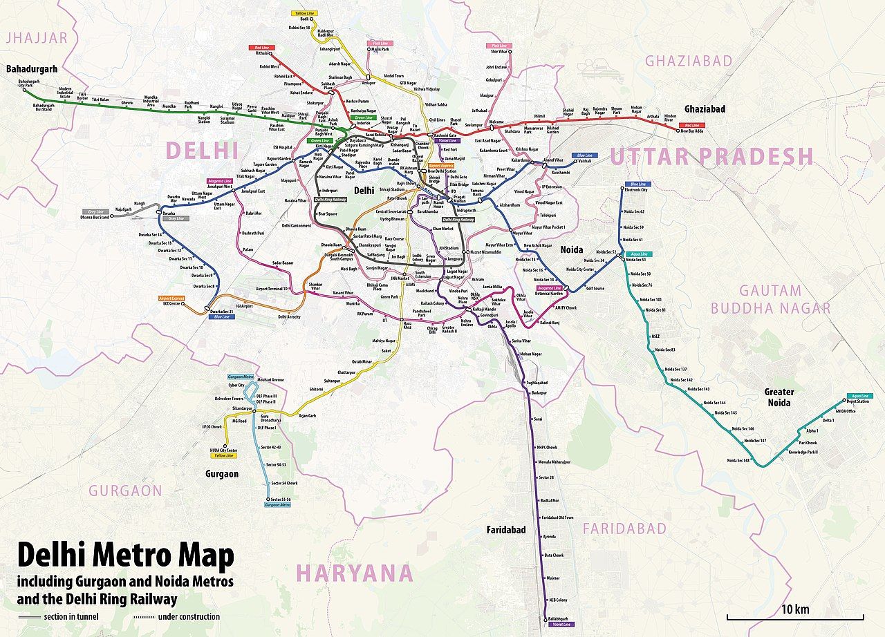 Nehru Enclave Metro station - Route, Maps, Nearby Landmarks & Popular ...