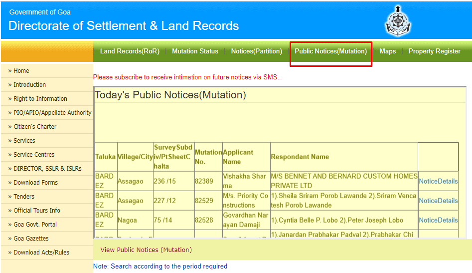 Goa Land Records 2023: Check Land Records Online | Latest Updates