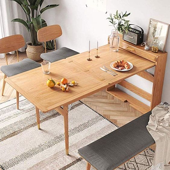 12 Folding Wall Table Designs For Small Spaces