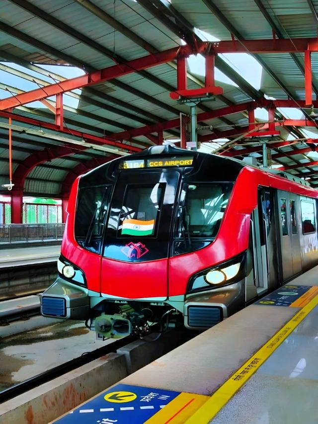 Logotipo Del Tren Del Metro De Lucknow