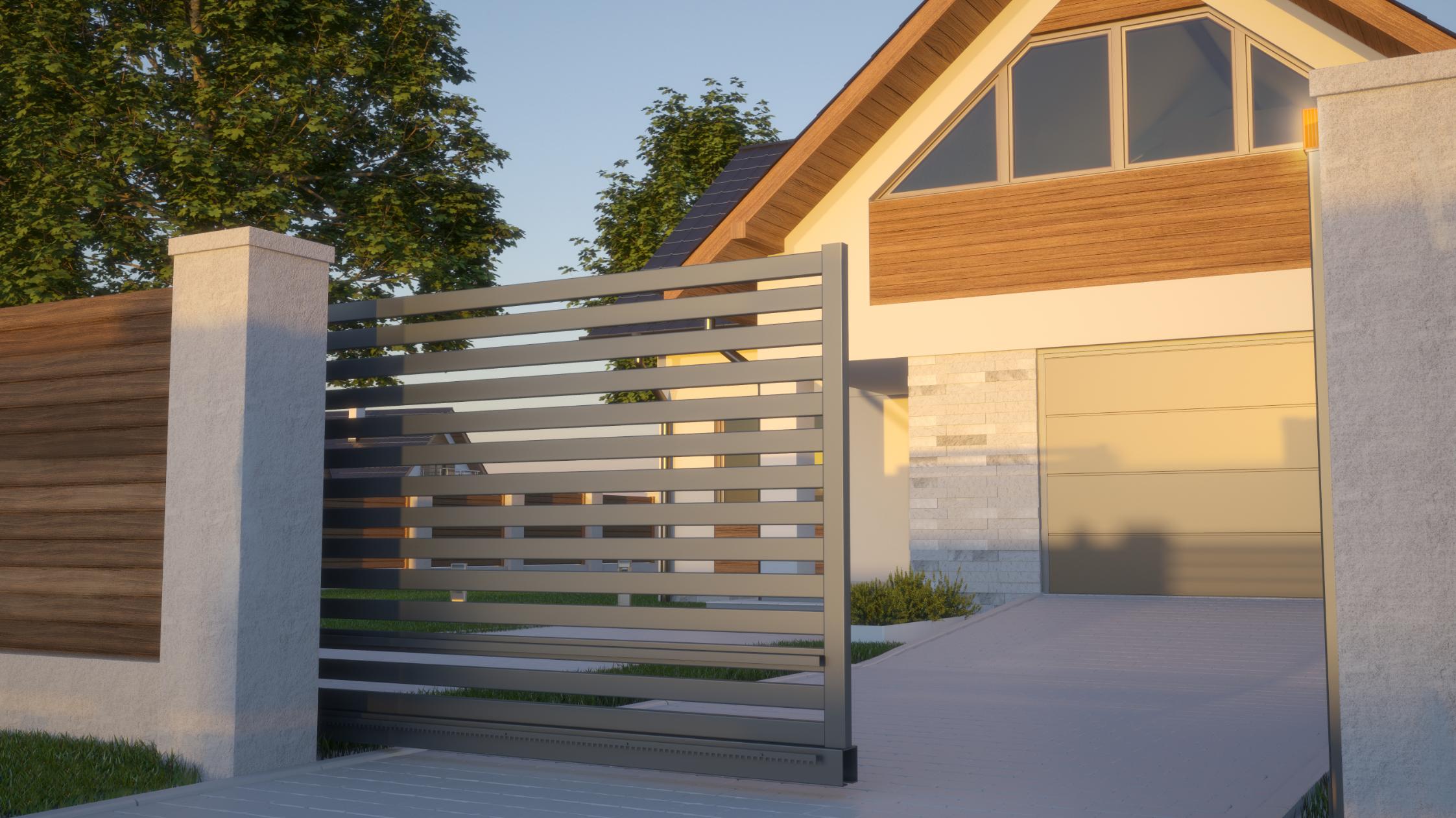 Sliding into Grandeur- 8 Unique Sliding Gate Designs for Your Home