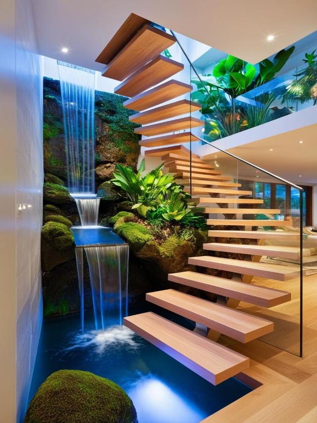 Waterfall Inside Home