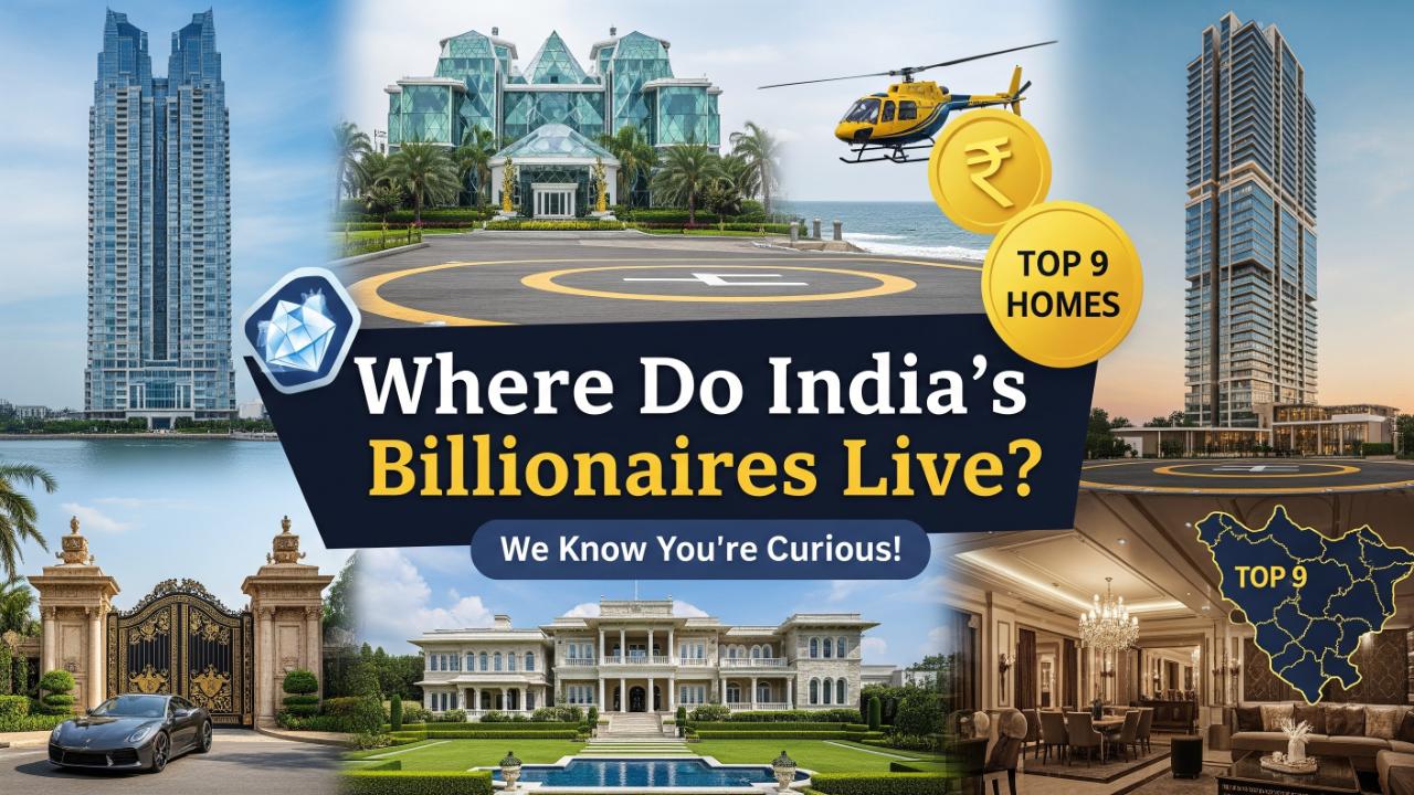 From Crore Castles to Luxe Lavatories: Decoding India's Billionaires' Residences