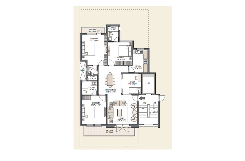 Emaar Emerald Floors Premier in Golf course Extension Road, Gurgaon ...