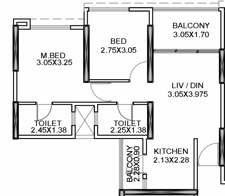 Kumar Palaash in Wadgaon Sheri, Pune: Price, Brochure, Floor Plan, Reviews