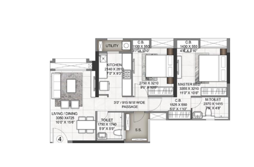 Rustomjee Azziano in Majiwada, Thane: Price, Brochure, Floor Plan, Reviews