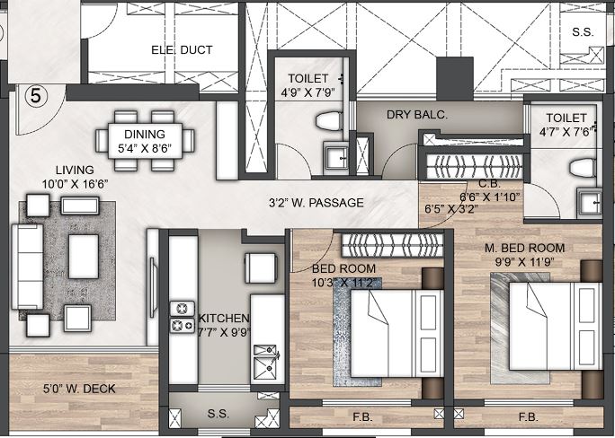 Rustomjee Azziano L Wing in Majiwada, Thane: Price, Brochure, Floor ...
