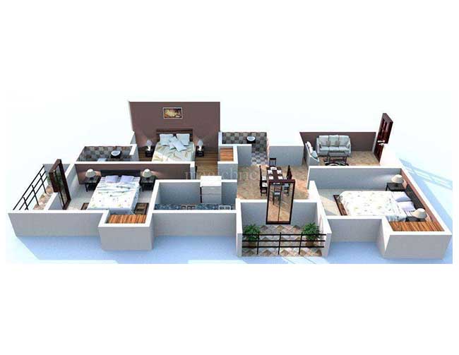 Prayas Swastik Apartment Floor Plan, Ranchi: Layouts, Sizes, Configurations
