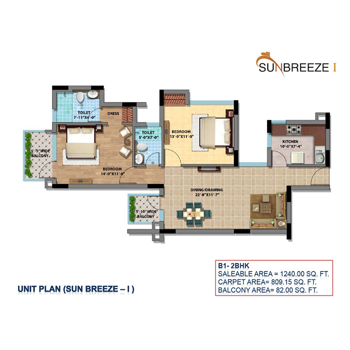 Sunbreeze I in Faizabad Road, Lucknow: Price, Brochure, Floor Plan, Reviews