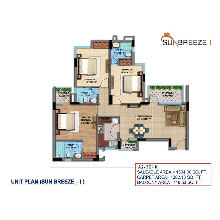 Sunbreeze I in Faizabad Road, Lucknow: Price, Brochure, Floor Plan, Reviews