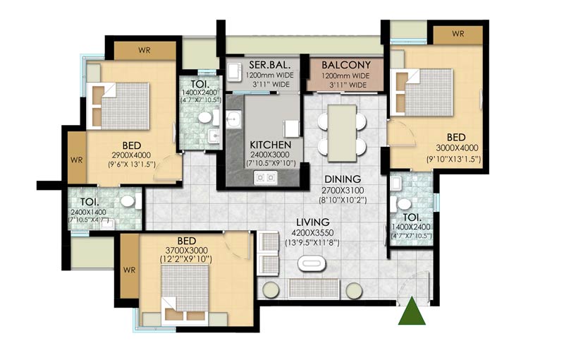 Ruby Royal Tower in Mudichur Road, Chennai: Price, Brochure, Floor Plan ...
