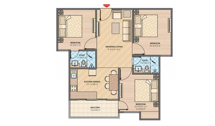 Anukampa Sky Lounges in Mansarovar Extension, Jaipur: Price, Brochure ...