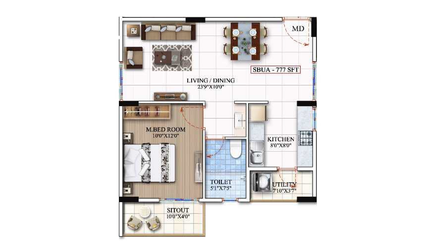 Mahaveer Northscape in New International Airport Road, Bangalore: Price, Brochure, Floor Plan ...