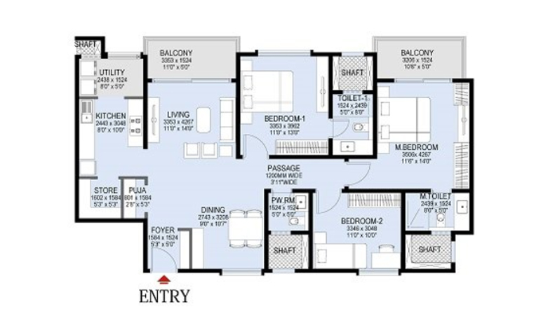 L&T Raintree Boulevard in Hebbal, Bangalore: Price, Brochure, Floor ...