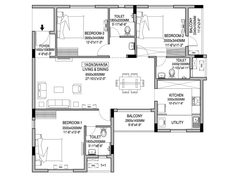 Marutham Neptune in Nerkundram, Chennai: Price, Brochure, Floor Plan ...