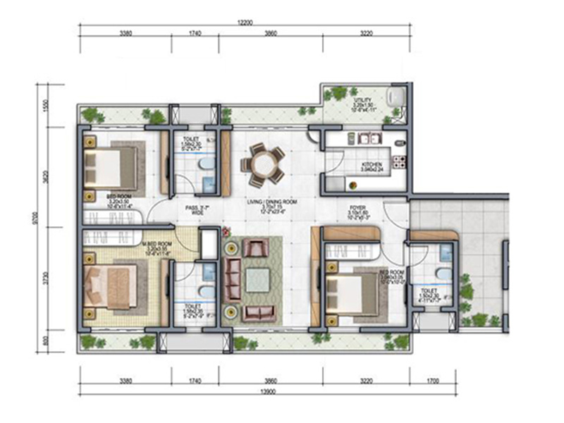 The Icon by Risland in Dhokali, Thane: Price, Brochure, Floor Plan, Reviews