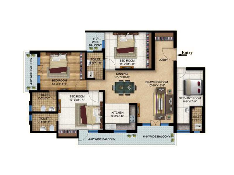Gold Star Homes in Vrindavan Yojana, Lucknow: Price, Brochure, Floor ...