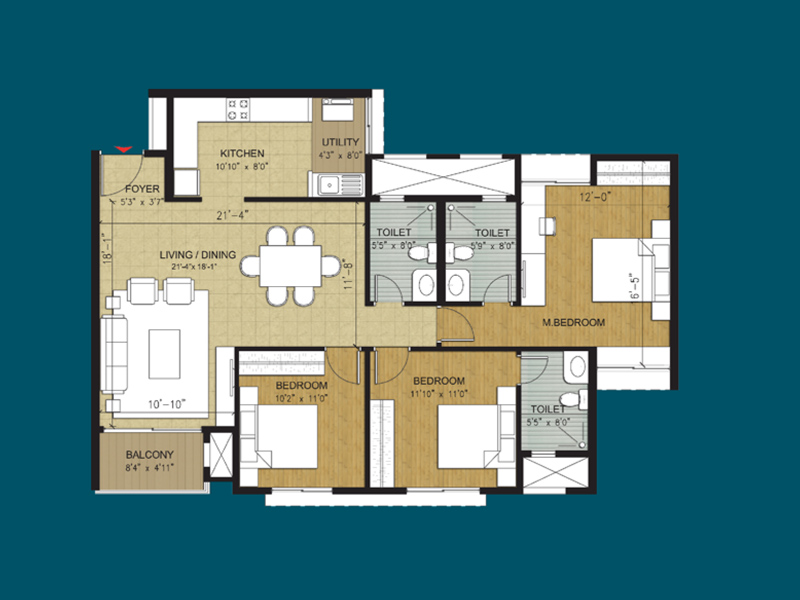 Puravankara Purva Midtown Residences in K R Puram, Bangalore: Price ...