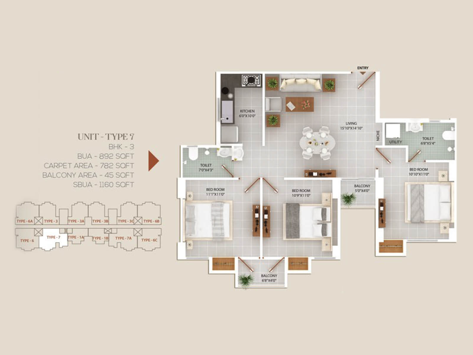 Subham Solitaire in Kashipur, Agartala: Price, Brochure, Floor Plan ...