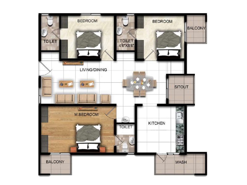 Manbhum Home Tree in Kompally, Hyderabad: Price, Brochure, Floor Plan, Reviews