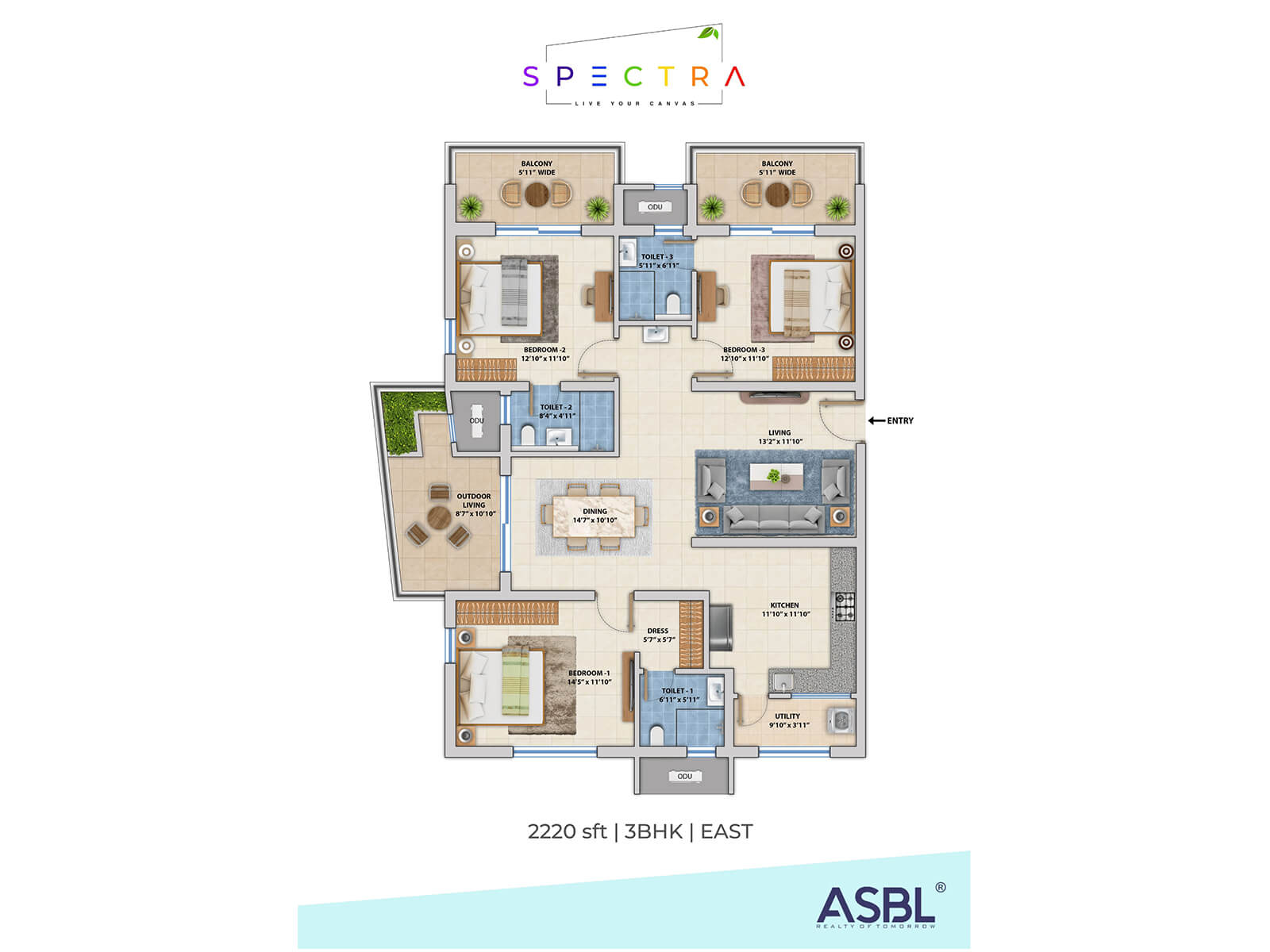 ASBL Spectra in Financial District, Hyderabad: Price, Brochure, Floor ...
