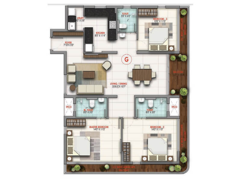 Nutech Elevate 21 in Kottivakkam, Chennai: Price, Brochure, Floor Plan ...