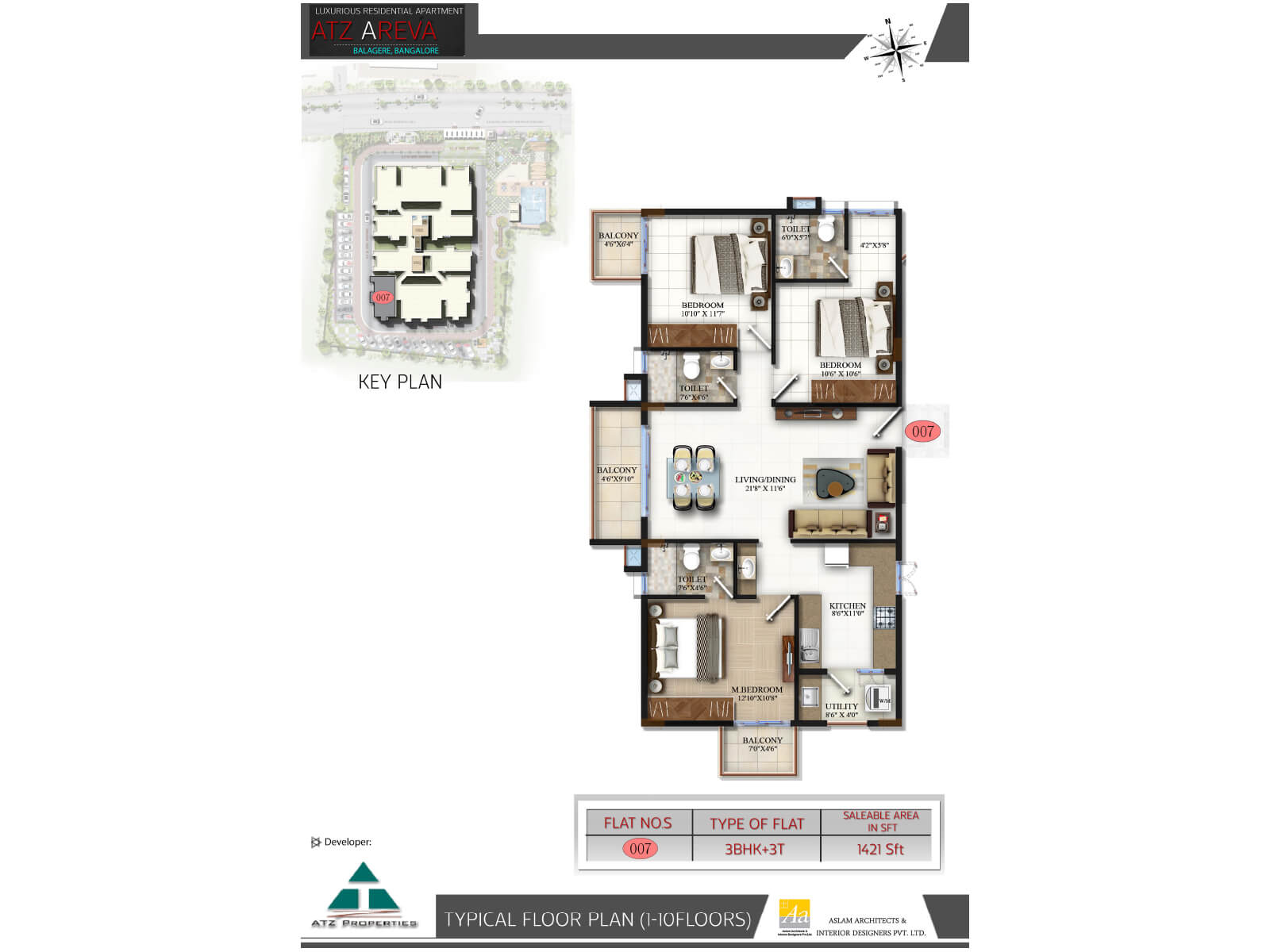 ATZ Areva in Panathur, Bangalore: Price, Brochure, Floor Plan, Reviews