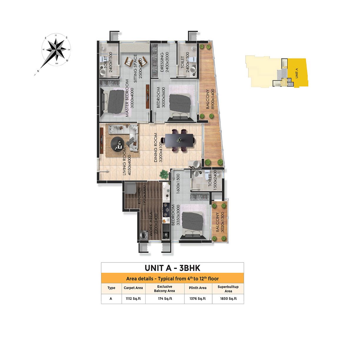 Marutham Crest One35 in Chacka, Trivandrum: Price, Brochure, Floor Plan ...