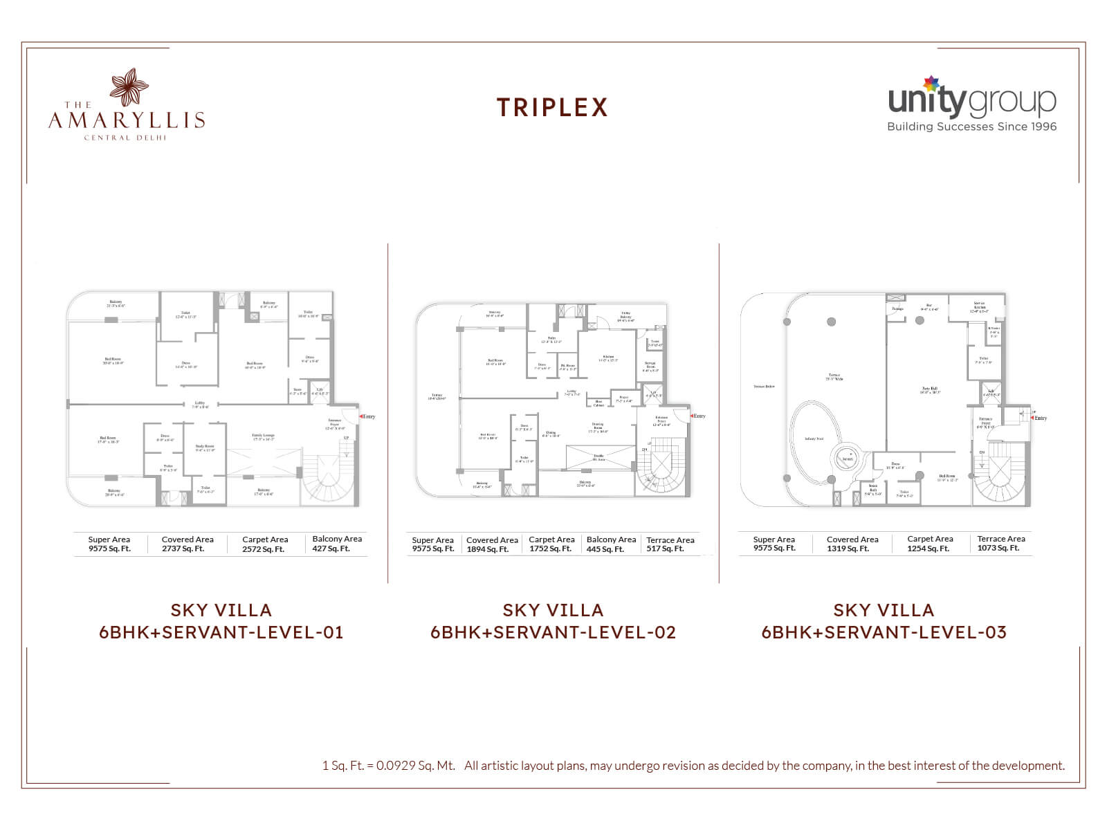 Unity the Amaryllis in Karol Bagh, New Delhi: Price, Brochure, Floor Plan, Reviews