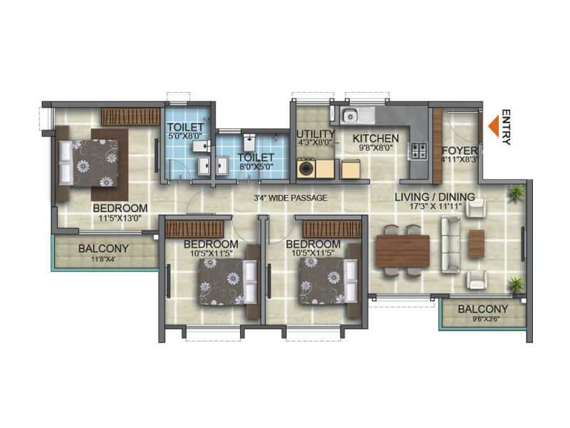 Kumar Prospera in Hennur Main Road, Bangalore: Price, Brochure, Floor ...